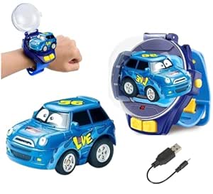 Bestie toys Mini Remote Control Car Watch Toys, 2.4 GHz Cartoon RC ...