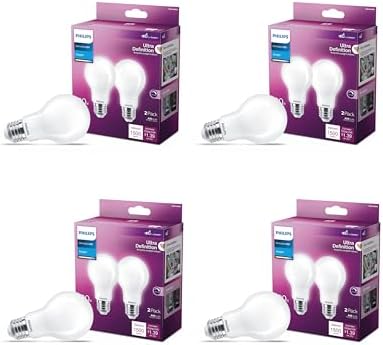 Philips 455717 100W Equivalent Daylight A19 LED Light Bulb 14W 5000K ...