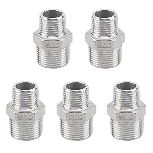 Snapklik.com : Feelers Reducing Hex Nipple, 304 Stainless Steel 3/4x 1/ ...