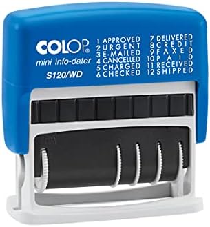 Colop S 120 Mini Dater Self Inking Stamp : Amazon.in