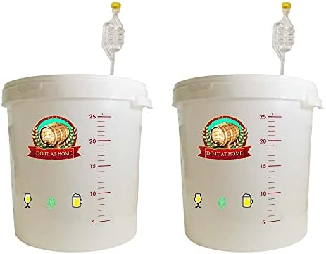 DIAH DO IT AT HOME Fermenter 30l Fermentation Bucket with Tap, Airlock ...
