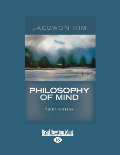 Philosophy of Mind (Large Print 16pt): Jaegwon Kim: 9781459617209 ...