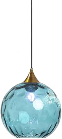 Simple Glass Pendant Light Single Lamp Dining Table Hanging Lamp ...