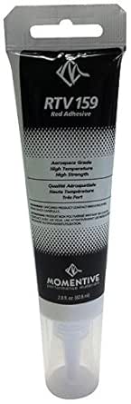 Momentive RTV 159 One Part Silicone Sealant, 2.8 Ounce Tube, Red ...