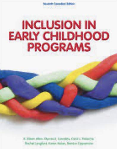 Inclusion in Early Childhood Programs 7th Canadian Edition ...