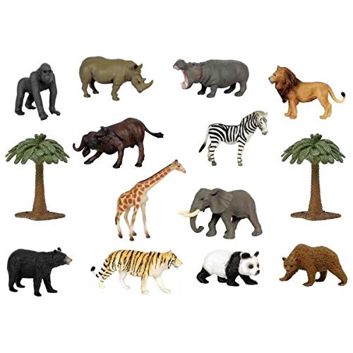 Hamleys Mini Wild Life Box Set, 14Pcs, 3Y+ : Amazon.in: Toys & Games