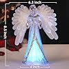 Amazon.com: Color Changing Angel Decor, 8.5“ Reading Angel Lights ...