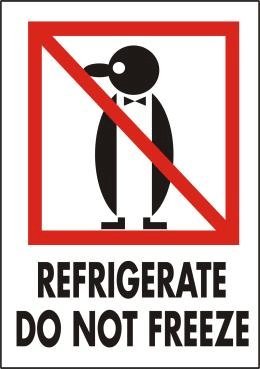 Amazon.com: Refrigerate Do Not Freeze International Label 3 x 4 500 ...
