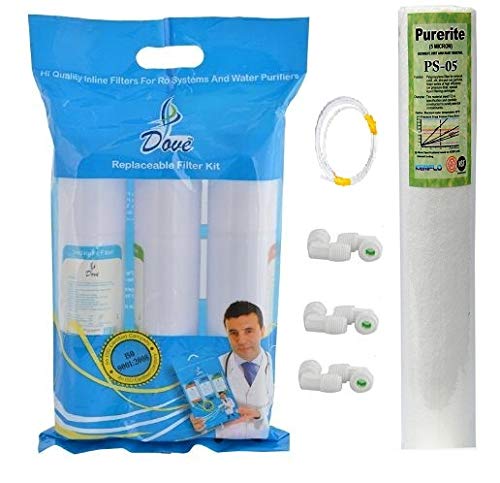 Buy Psi Quick fit Inline Filter Complete Set with pre Carbon, Sediment ...