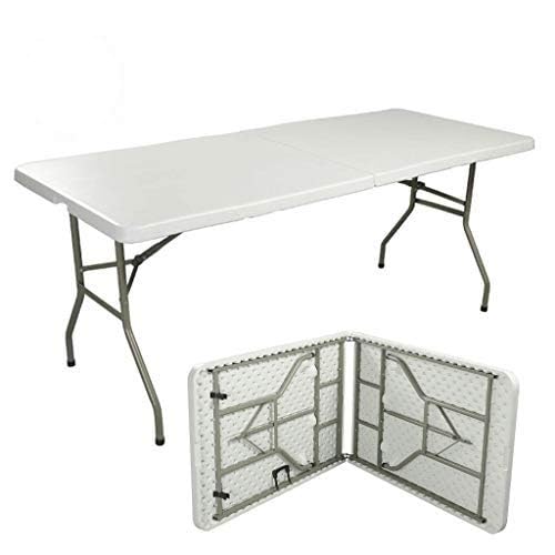 Urbancart Durable Heavy-Duty Portable HDPE Folding Table for Indoor ...