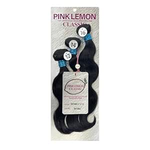 Amazon.com : Pink Lemon Classic Unprocessed Virgin Remi Human Hair ...