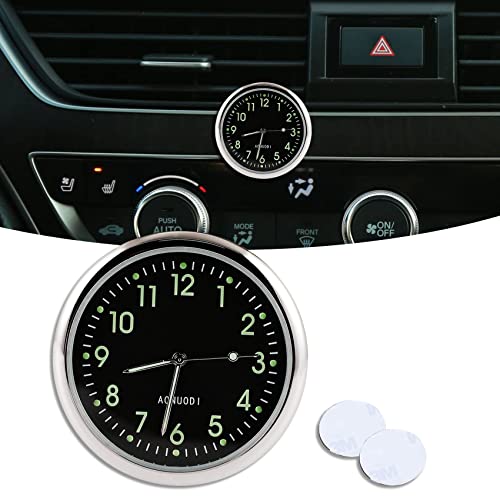 Car Clock, Mini Analog Car Clock Quartz Clock, Stick on Car - Want It All