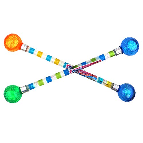 15" Long Cheerleader Baton Sticks Glitter Baton (6 Pack) Twirling for ...