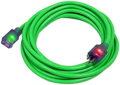Amazon.com: 212 Main 100 ft. 14 by 3 Green Pro Glo Extension Cord ...