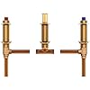 Moen Brass Two Handle 3-Hole Roman Tub Valve Adjustable 1/2-Inch CC ...