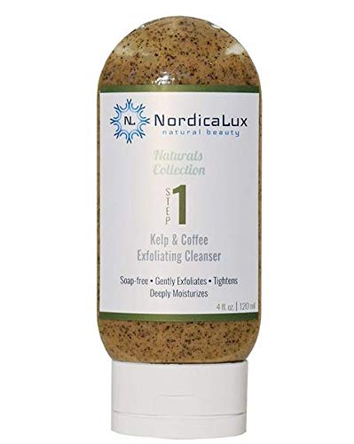 Amazon.com: Kelp & Coffee Exfoliating Creme Cleanser 4 oz - Organic ...