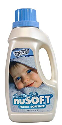 Amazon.com : NuSoft 64 fl oz Ultra Concentrated Hypoallergenic Fabric Softener - Enhanced ...