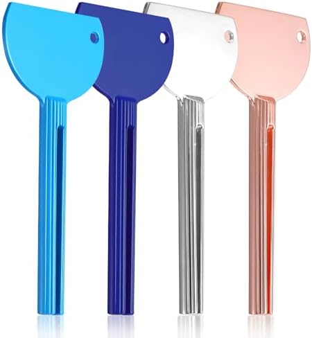 Amazon.com: JIYIN 4 Pcs Toothpaste Squeezer, Metal Toothpaste Tube ...