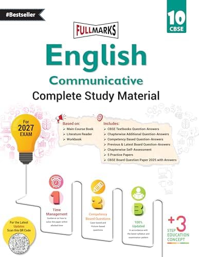 Full Marks English Communicative Complete Study Material Class 10 ...
