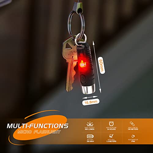 Snapklik.com : TUNENGE Keychain Flashlights,EDC Portable Pocket Bright ...