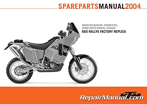 3208137 2004 KTM 660 Rallye Replica Chassis Spare Parts Manual: by ...