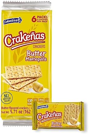 Amazon.com: Colombina Crakeñas (Crakenas) Butter Premium Crackers - 6 ...