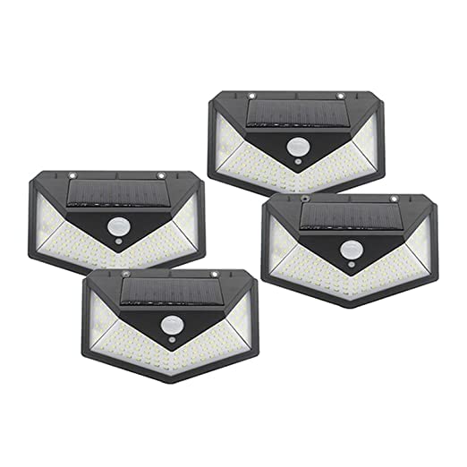 Buy Goodsmaze Solar Sensor Wall Light in Night, Set of 4 Pieces with BK ...