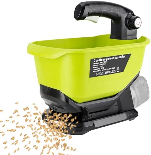 Amazon.com : WORX 20V Cordless Seed Spreader 6-Speeds 5-Ft. Max ...