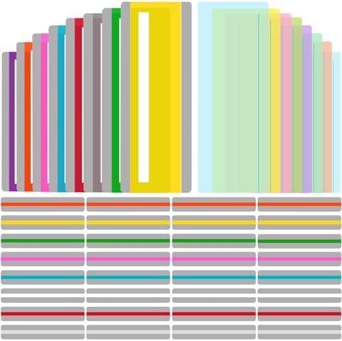 48 Pieces Guided Reading Strips with 3 Styles Highlight Bookmarks ...