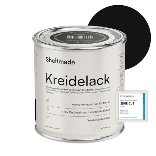 Holzlack Schwarz Matt
