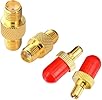 Amazon.com: onelinkmore SMA Connector FPV Antennas Radio Adapter SMA Female to Female Barrel ...