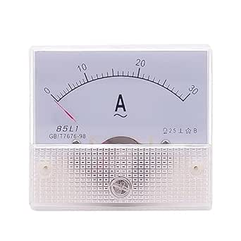 Amazon.com: 85L1-A AC Amp Meters Analog Meter Panel Measuring Range 75A ...