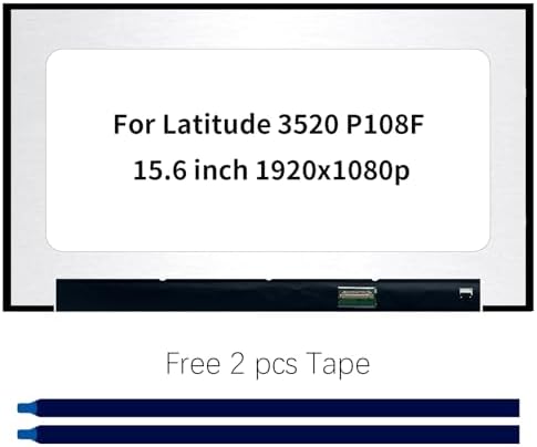 LCD Screen Replacement for Dell Latitude 3520, Laptop FHD 1920x1080 IPS ...