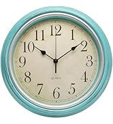 Amazon.com: bakbrand Kids Wall Clock 12 Inch Silent Non-Ticking ...