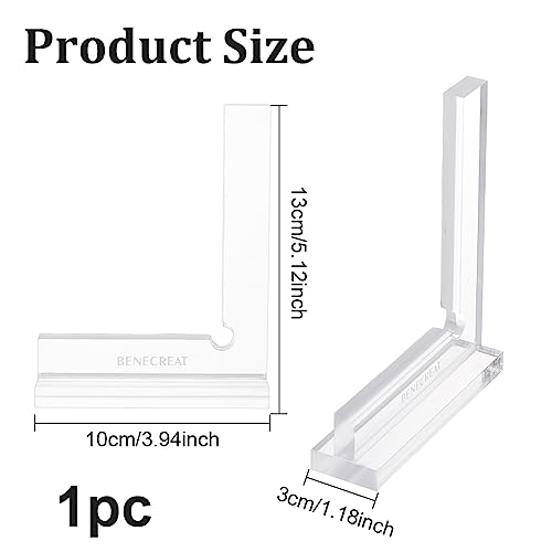 BENECREAT Acrylic Book Binding Correction Tool, Clear 90 Degree ...