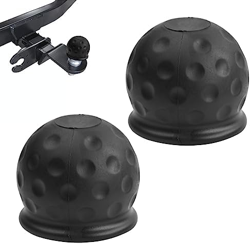 Pinsheng 2Pcs Trailer Hitch Ball Cover, 50mm Rubber Tow Ball Cover ...