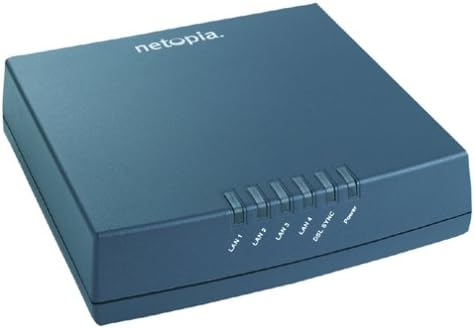 Amazon.com: Netopia Smart Router, 33346 Adsl Series w/ 4-Port Ethernet ...