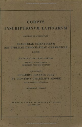 Amazon.com: Vocabula G-M: 9783110059830: Wilhelm Henzen: Books