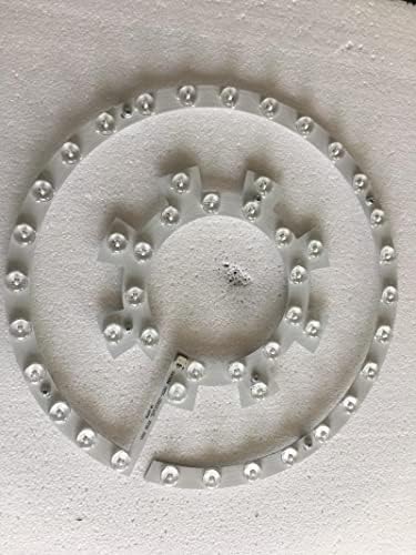 Ceiling Fan Light Kit, 36W 3 Color Changes Led Panel and LED Driver ...