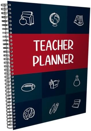 Undated UK Teacher Planner - A4, Primary/Secondary School, 7 Subjects ...
