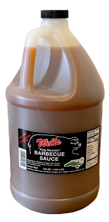 Amazon.com : Hog Heaven Wells Barbecue Sauce, Gallon Jug : Grocery ...