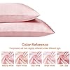 Amazon.com: EHEYCIGA Satin Pillowcase Queen Set of 2, Soft Pillowcases ...