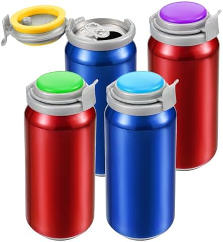 Amazon.com: Jingmore Silicone Soda Can Lid Cover Click Pump and Pour ...