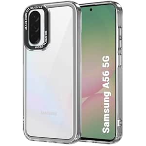 TheGiftKart Hybrid Shockproof Back Cover Case for Samsung Galaxy A56 5G | Stylish Camera Border ...