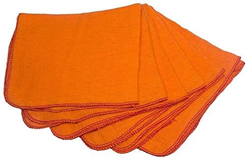 MIMINI Duster/Pocha/Car Cleaning Cloth (Standard Size, Orange) - Pack ...