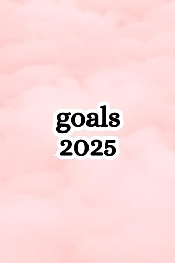 Goals 2025: Cute Pink Notebook for Daily Planning - 150 Lined Pages ...