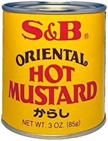 Amazon.com: S&B Oriental Hot Mustard Powder, 3-Ounce