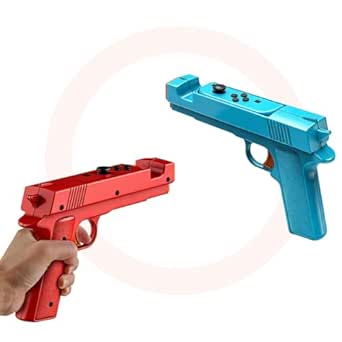 Amazon.com: 2 Pack Shooting Game Gun Controllers for Nintendo Switch ...