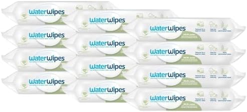 WaterWipes Plastic-Free Textured Clean, Toddler & Baby Wipes, 720 Count ...