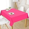 Amazon.com: Whaline 16Pcs Neon Color Plastic Tablecloth 4 Fluorescent ...